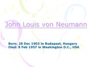PPT – The Von Neumann Architecture PowerPoint presentation | free to ...