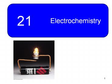 Electrochemistry presentation | free to download