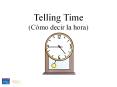 PPT – Telling time in Spanish: PowerPoint presentation | free to view ...