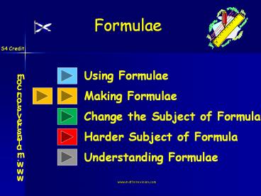 PPT – Formulae PowerPoint presentation | free to download - id: 7d87b0 ...