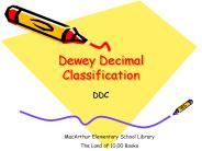 PPT – Dewey Decimal Quiz Show PowerPoint presentation | free to view ...