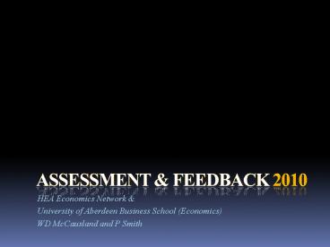 PPT – Assessment PowerPoint presentation | free to download - id ...