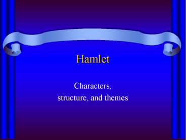 Hamlet presentation | free to download
