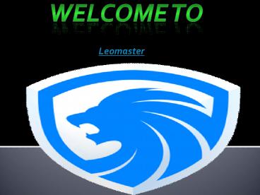 Leomaster presentation | free to download