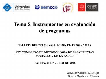 PPT – Tema 5. Instrumentos en evaluaci PowerPoint presentation | free to download - id: 7e3299-ZWM2N