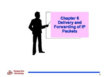 Chapter 6 Delivery and Forwarding of IP Packets presentation | free to ...