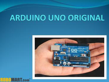 Arduino UNO original by robomart presentation | free to download