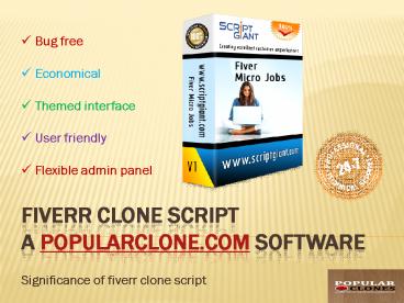 Fiverr Micro Jobs Script presentation | free to download