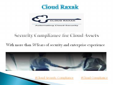 Security Compliance for Cloud presentation | free to download