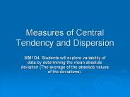 PPT – Measures of Central Tendency PowerPoint presentation | free to ...