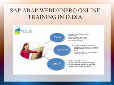 PPT – sap abap webdynpro online training in india PowerPoint ...