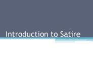 PPT – Satire PowerPoint presentation | free to view - id: 24b4d-M2Y5M