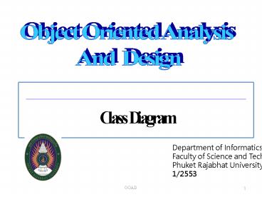 Class Diagram presentation | free to download