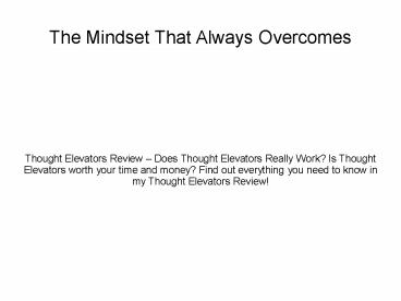 How Your Brain Can Make You Feel Crazy presentation | free to download