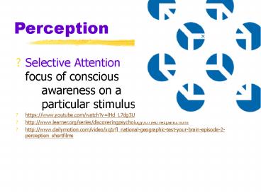 PPT – Perception PowerPoint presentation | free to download - id ...