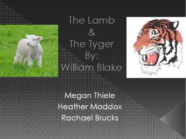 The Lamb presentation | free to download