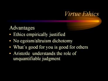Virtue Ethics presentation | free to download