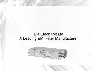 PPT – Inductor chokes by bla etech PowerPoint presentation | free to ...