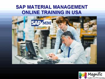 PPT – SAP MM online training in USA PowerPoint presentation | free to ...