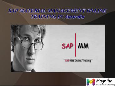 PPT – SAP MM online training in Australia PowerPoint presentation ...
