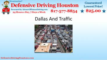 Dallas and Traffic presentation | free to download