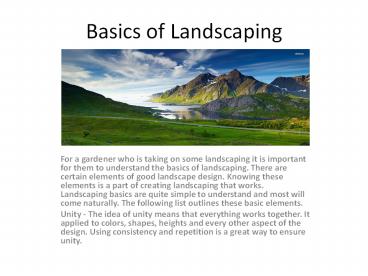 PPT – Landscape Visual Impact Assessment PowerPoint presentation | free ...