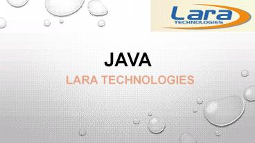 Java presentation | free to download