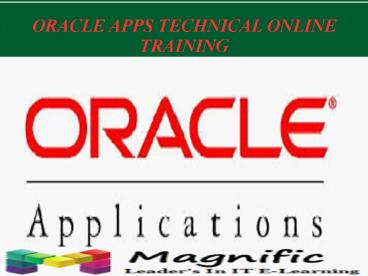 Oracle Apps Technical Online Training in UK,UAE presentation | free to ...