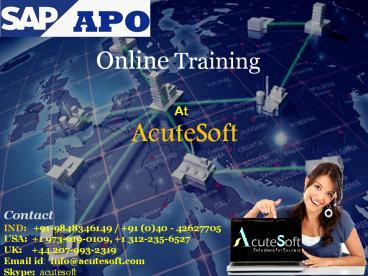 PPT – SAP APO Training course overview(AcuteSoft) PowerPoint ...