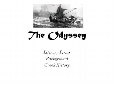 The Odyssey presentation | free to download