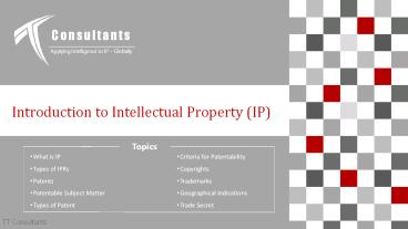 Introduction to Intellectual Property and Patents presentation | free ...