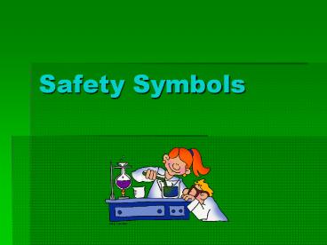 Safety Symbols presentation | free to download
