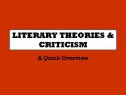 PPT – Literary Theory PowerPoint presentation | free to view - id ...