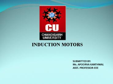 PPT – induction motor PowerPoint presentation | free to download - id ...