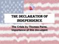 PPT – The Declaration of Independence PowerPoint presentation | free to ...