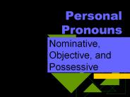 PPT – Personal Pronouns PowerPoint presentation | free to download - id ...