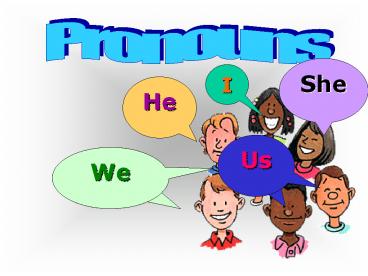 PPT – Pronouns PowerPoint presentation | free to download - id: 80f233 ...