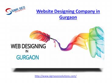 PPT – Website Designing Company & Web Design in Gurgaon PowerPoint ...