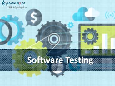 Software Testing Tools presentation | free to download