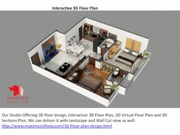 PPT – 3D Floor Plan Design, Interactive 3D Floor Plan PowerPoint ...