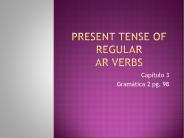PPT – Present tense conjugations of regular er verbs PowerPoint ...