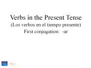 PPT – Present tense conjugations of regular er verbs PowerPoint ...