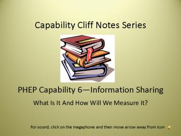Capability Cliff Notes Series PHEP Capability 6 presentation | free to ...