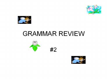 PPT – GRAMMAR REVIEW PowerPoint presentation | free to download - id ...