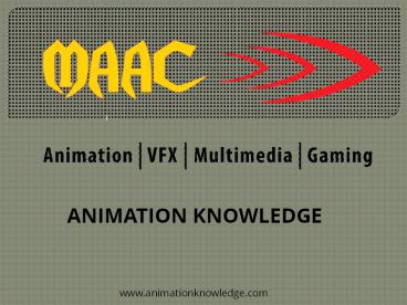 PPT – Maac Animation Institutes in Delhi For Successful Carrier ...