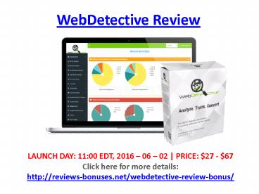 PPT – WebDetective Review PowerPoint presentation | free to download ...