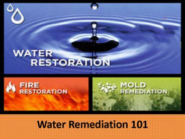 PPT – Water Remediation 101 PowerPoint presentation | free to download ...