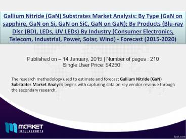 Gallium Nitride Substrates Market Analysis - Hot Regions & Industries ...