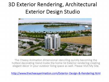 PPT – 3D Exterior Rendering PowerPoint presentation | free to download ...