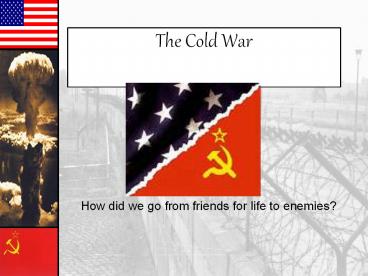 The Cold War presentation | free to download